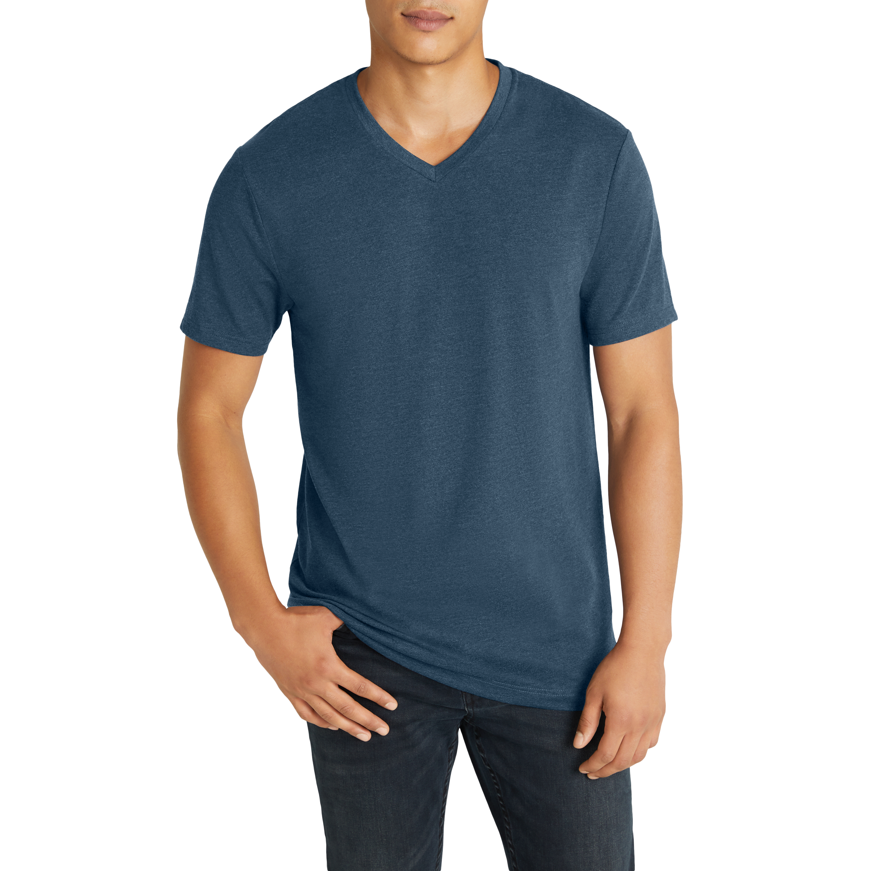 White Essential V Neck Tee | Men's Tops | Connor AU