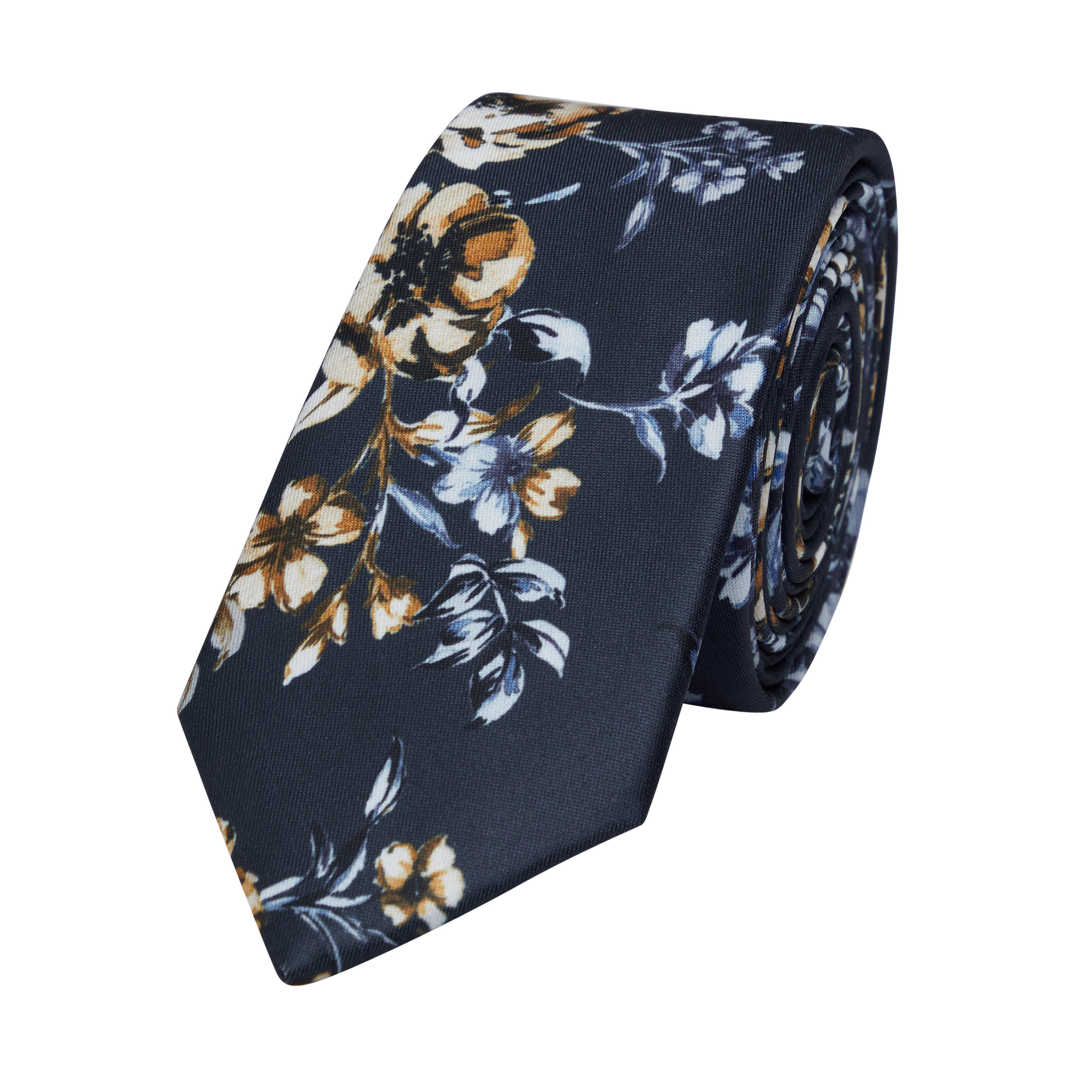 Navy Plain 5 Cm Tie | Men's Accessories | Connor AU