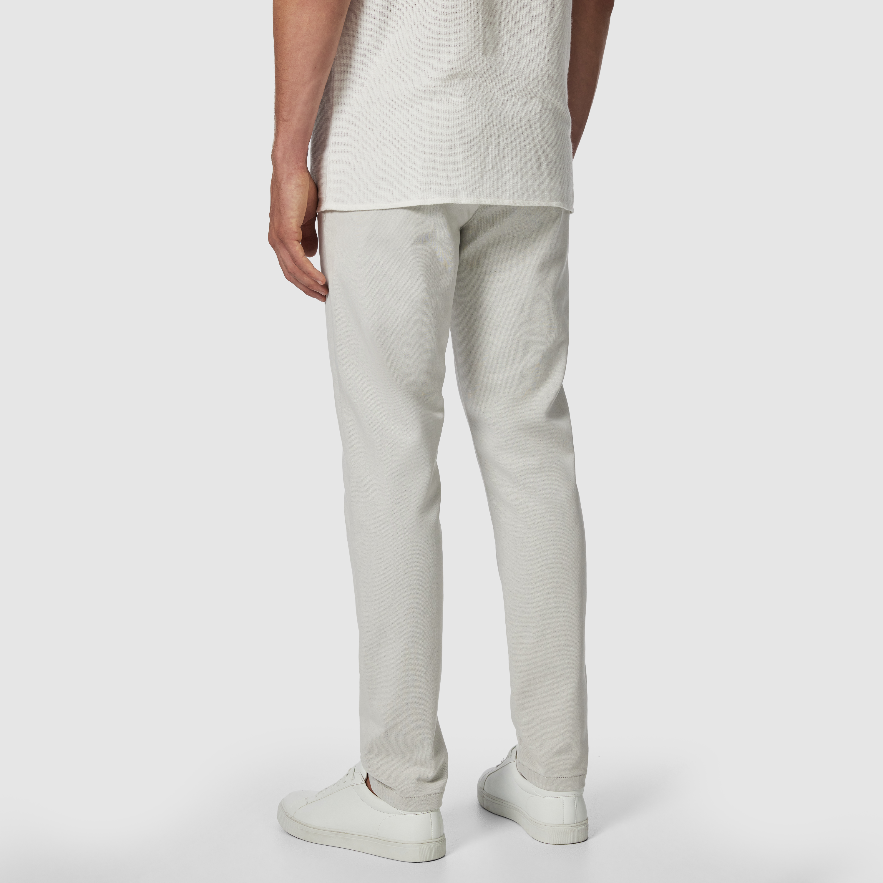 Ice Grey Royston Straight Chino | Men's Bottom | Connor AU